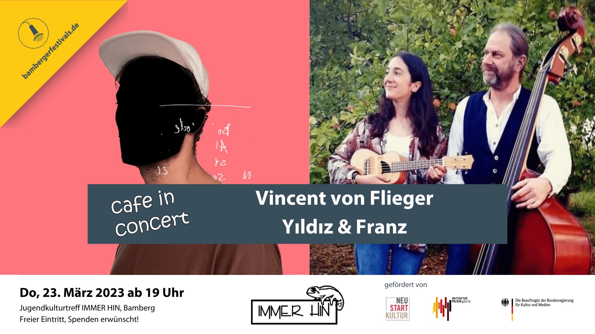 Cafe in Concert / Vincent von Flieger + Yıldız & Franz - Bamberger ...